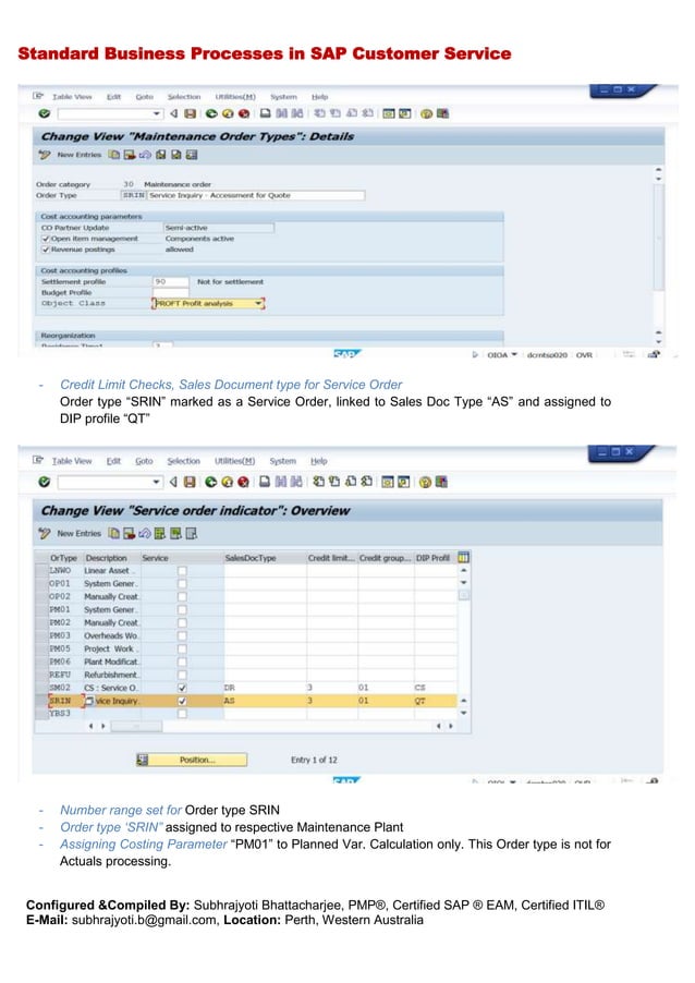 SAP Logistics - CS - Standard Process & Configuration document | DOCX