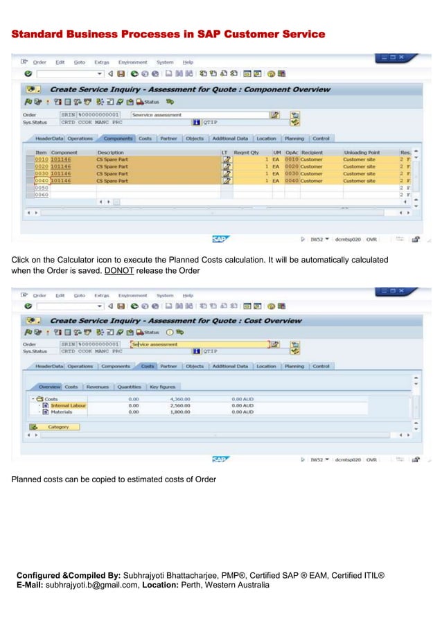 SAP Logistics - CS - Standard Process & Configuration document | DOCX