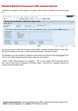 SAP Logistics - CS - Standard Process & Configuration document | DOCX