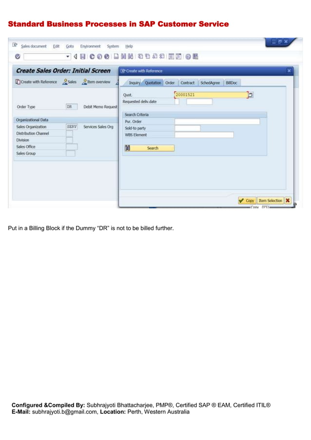 SAP Logistics - CS - Standard Process & Configuration document | DOCX