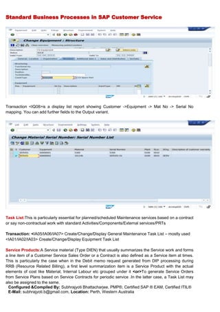 SAP Logistics - CS - Standard Process & Configuration document | DOCX