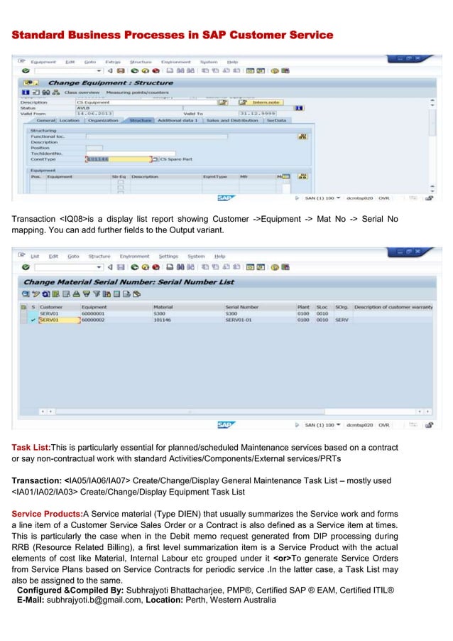 SAP Logistics - CS - Standard Process & Configuration document | DOCX