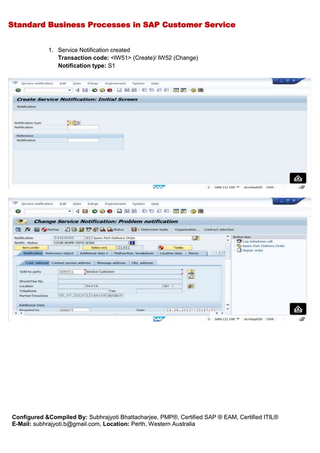 SAP Logistics - CS - Standard Process & Configuration document | DOCX