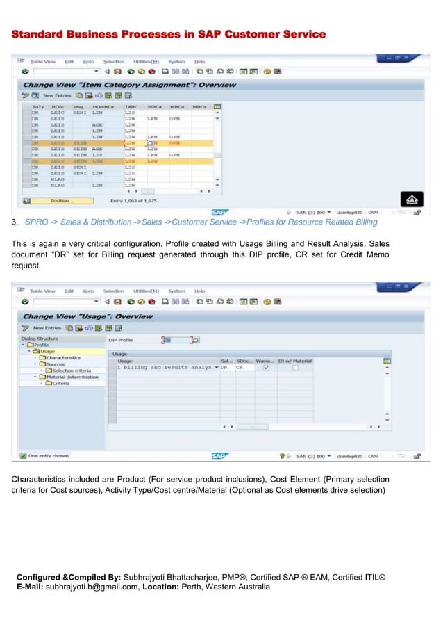 SAP Logistics - CS - Standard Process & Configuration document | DOCX