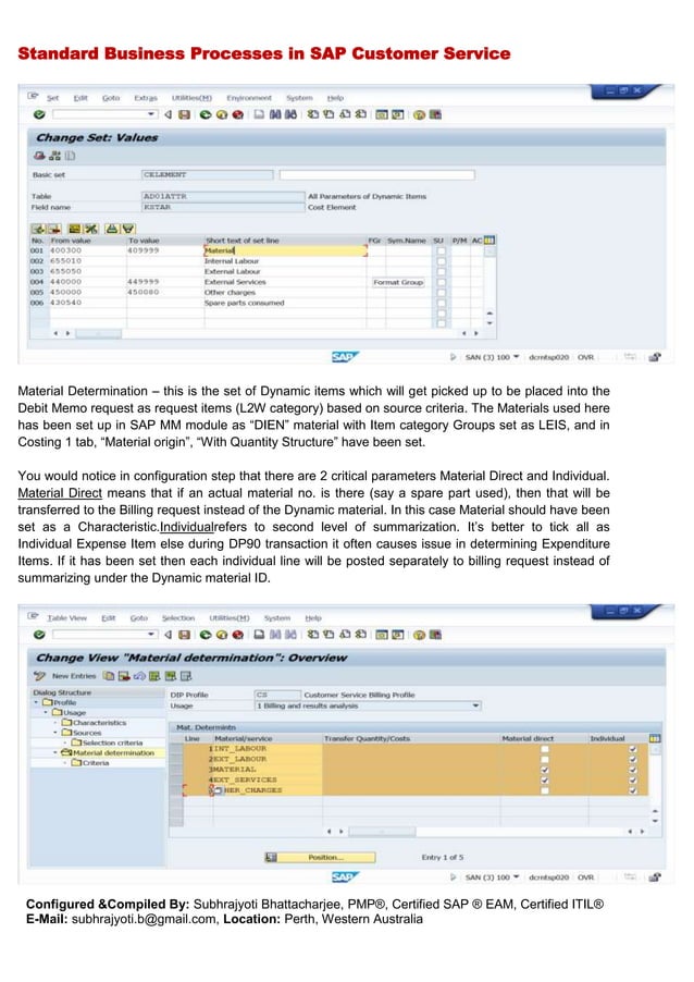 SAP Logistics - CS - Standard Process & Configuration document | DOCX