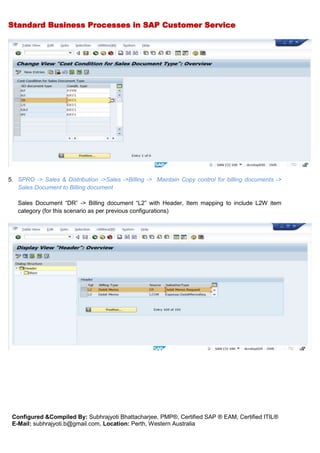 SAP Logistics - CS - Standard Process & Configuration document | DOCX