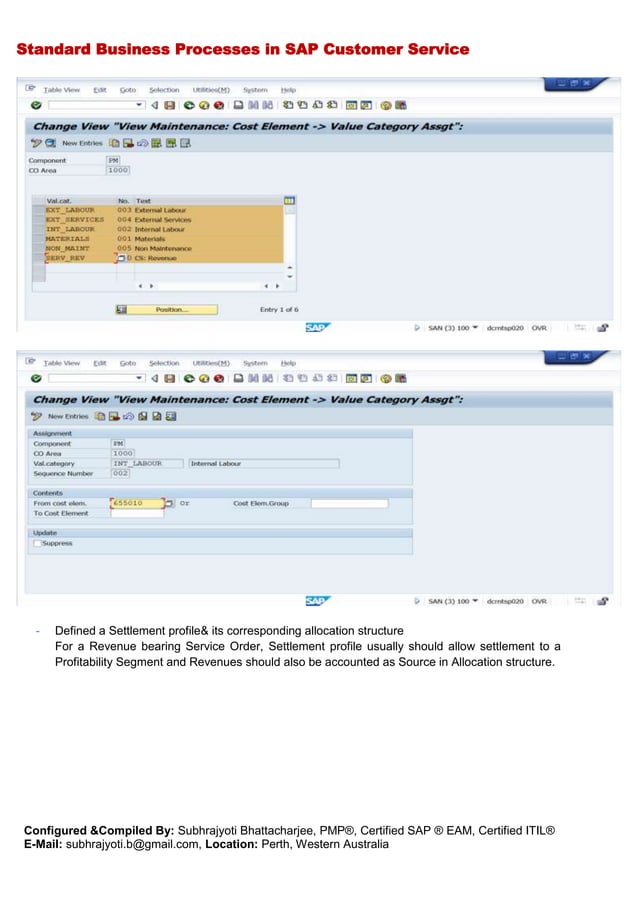 SAP Logistics - CS - Standard Process & Configuration document | DOCX
