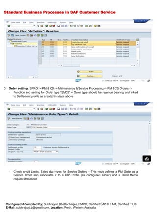 SAP Logistics - CS - Standard Process & Configuration document | DOCX