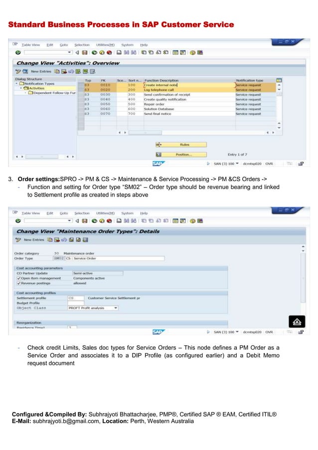 SAP Logistics - CS - Standard Process & Configuration document | DOCX