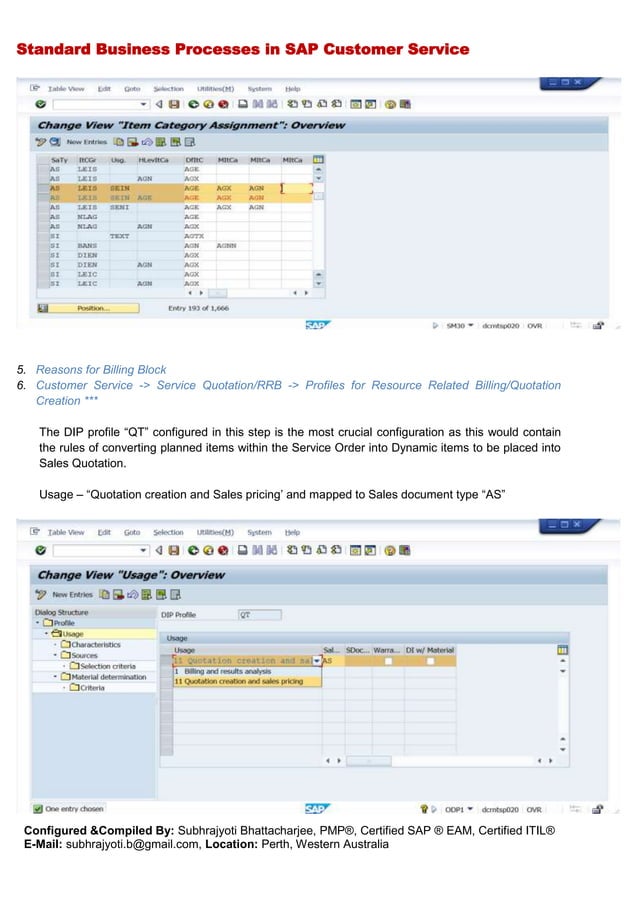 SAP Logistics - CS - Standard Process & Configuration document | DOCX