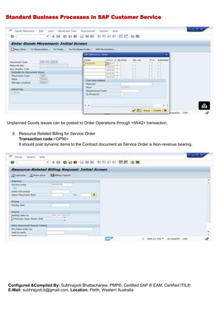 SAP Logistics - CS - Standard Process & Configuration document | DOCX
