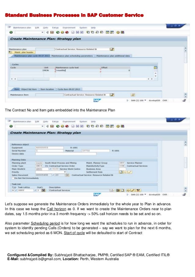 SAP Logistics - CS - Standard Process & Configuration document