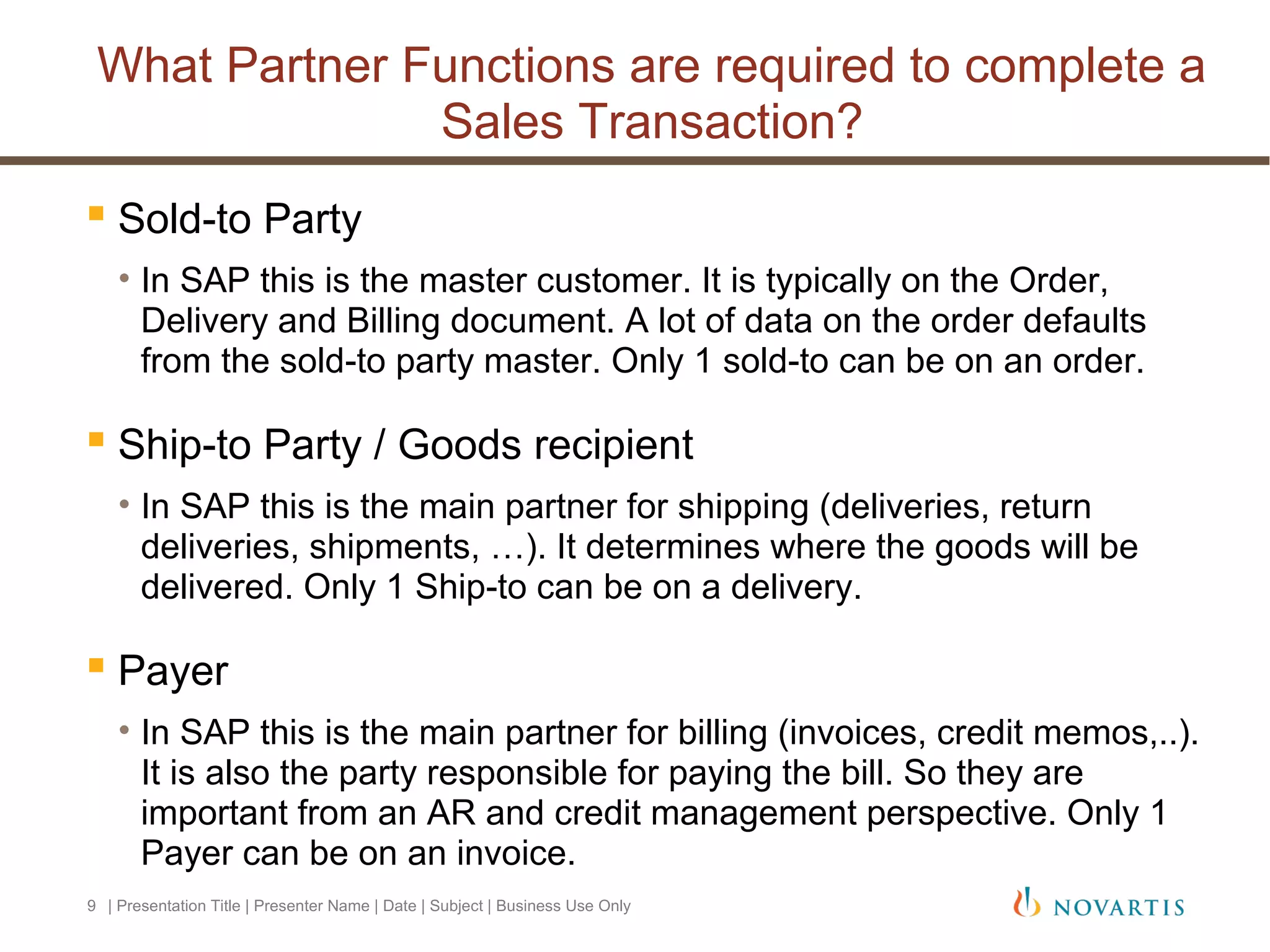 Sap customer account_groups_vs_sap_partner_functions (2) | PPT