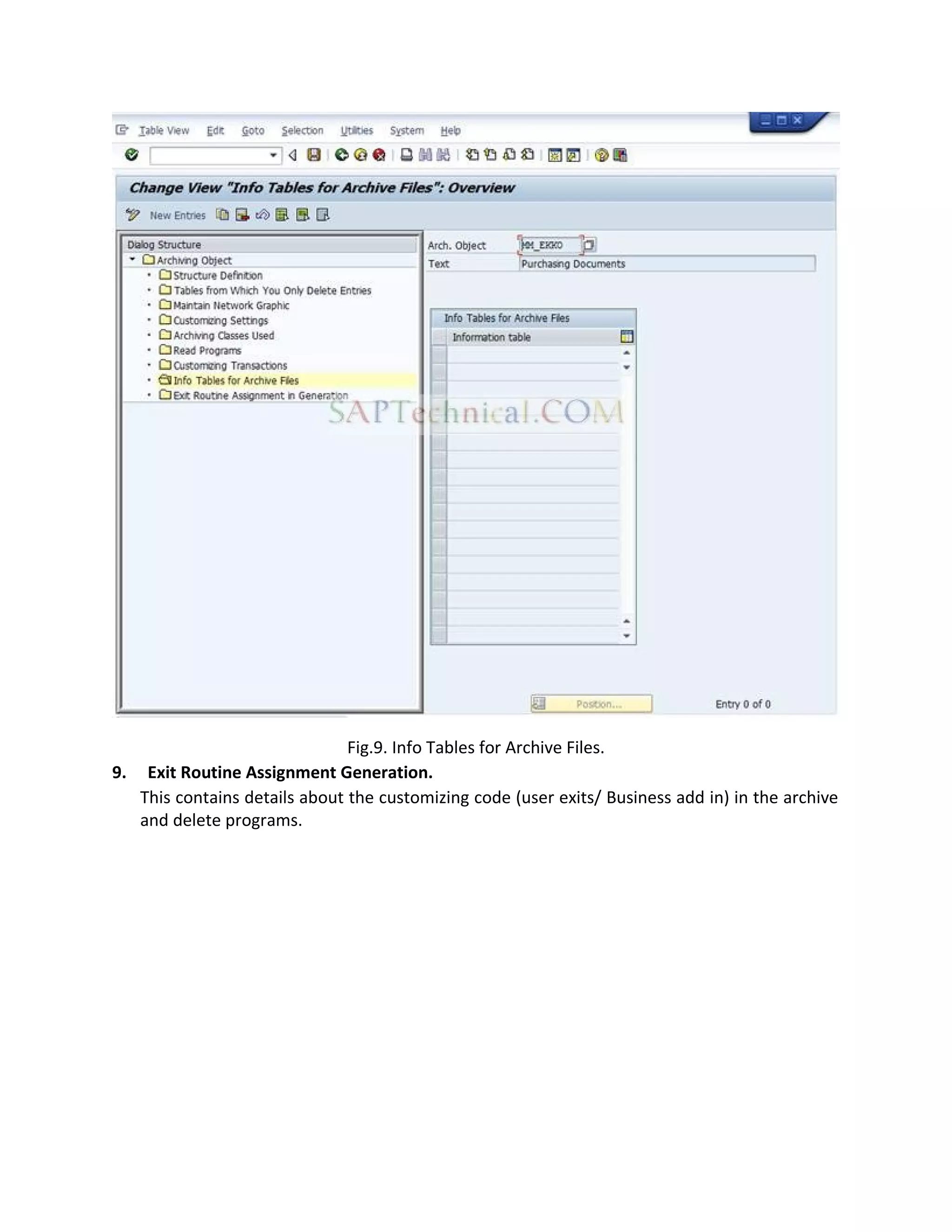 SAP data archiving | DOC