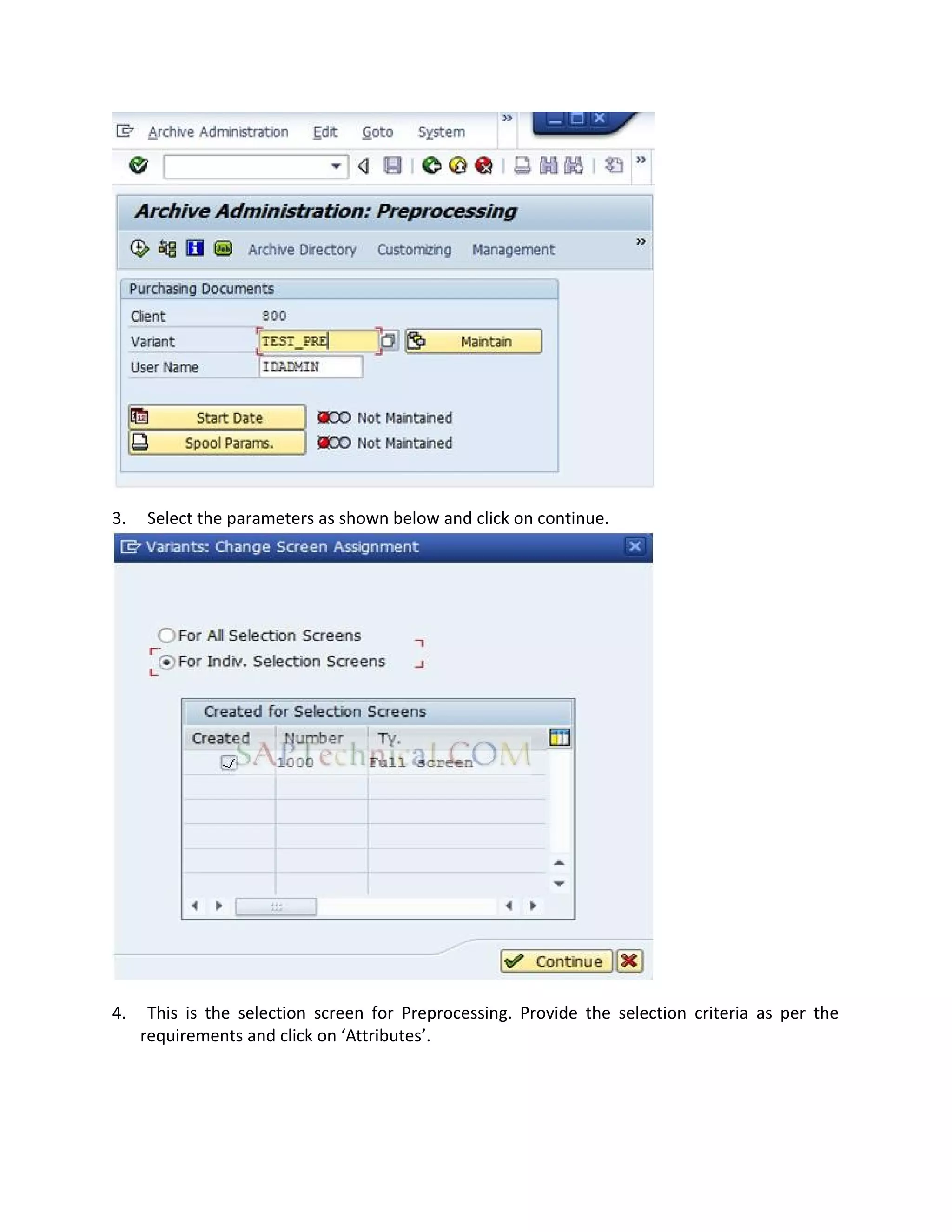 SAP data archiving | DOC