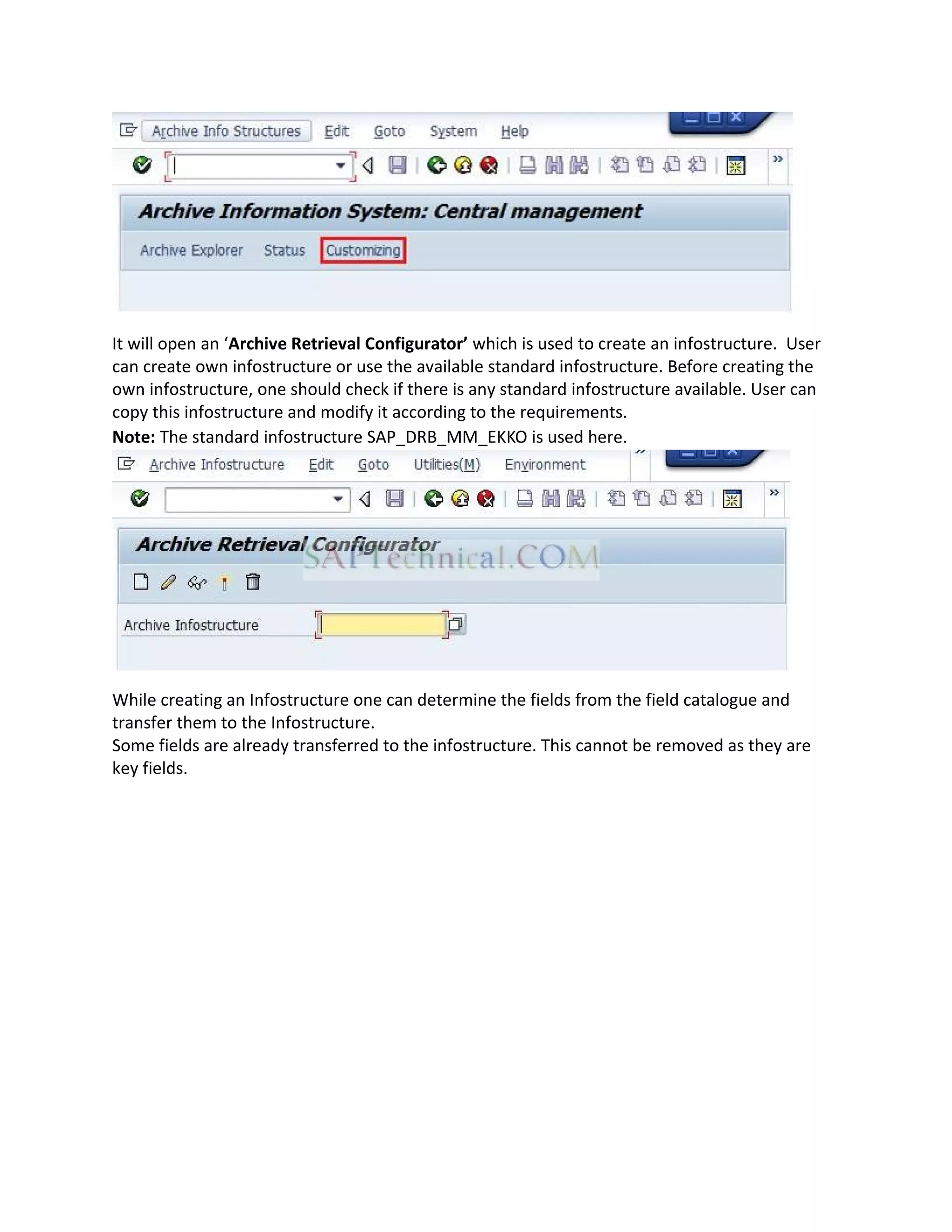 SAP data archiving | DOC