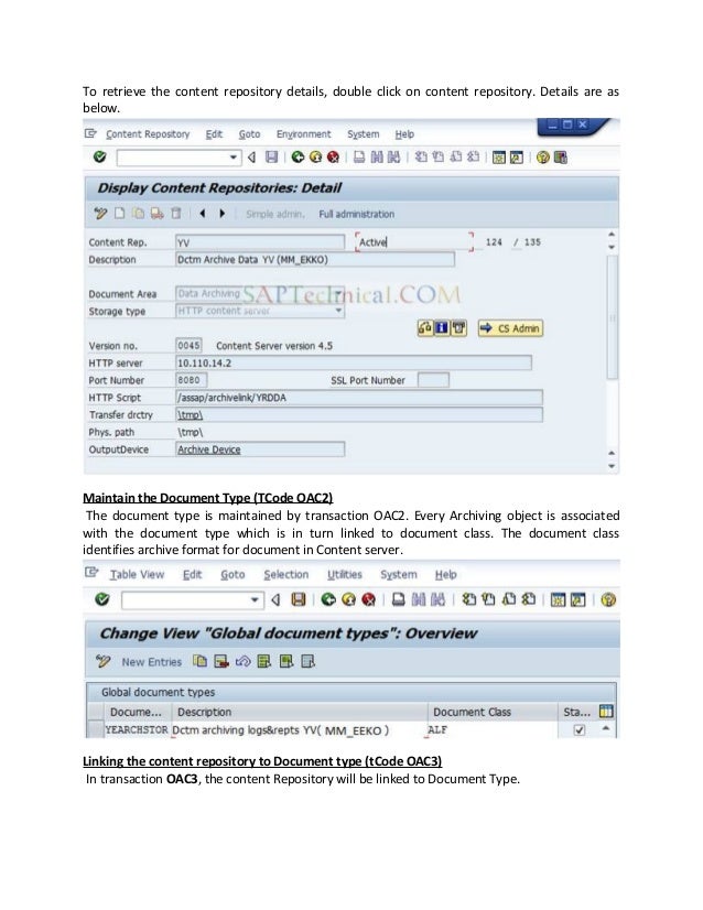 Sap Data Archiving