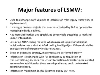 SAP Data Migration With LSMW - Introduction and Key Concepts | PPS