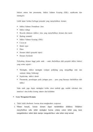 SAP DEMAM PADA ANAK | DOCX