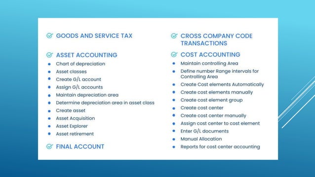 SAP Finance and Controlling Introduction PPT | PPTX