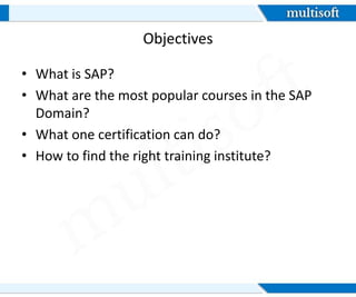 SAP Online Training Courses | PPTX