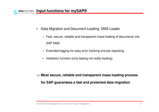 SAP Documents Management and Distribution | PDF