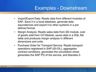 Sap Downstream web interfaces | PPT