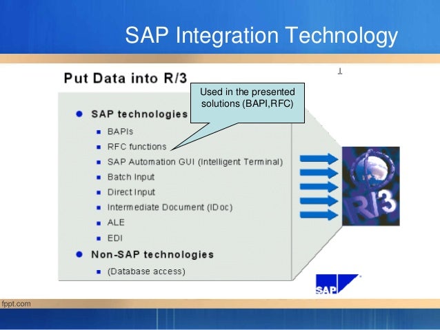 Sap Downstream web interfaces