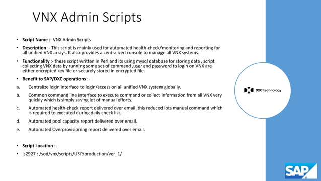 Sap dxc script_automation_presentation | PPT