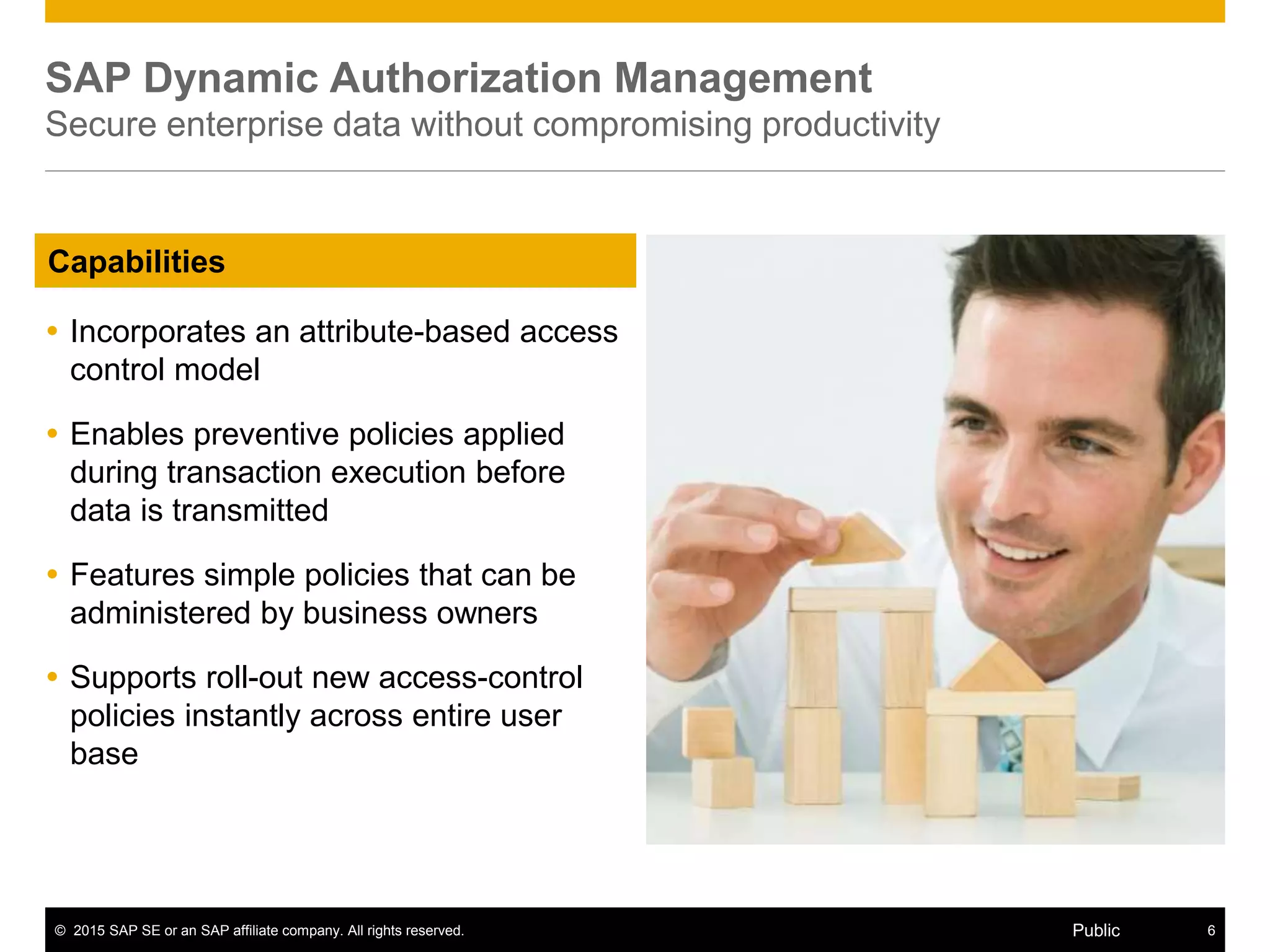 SAP Dynamic Authorization Management | PPTX