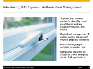 SAP Dynamic Authorization Management | PPTX