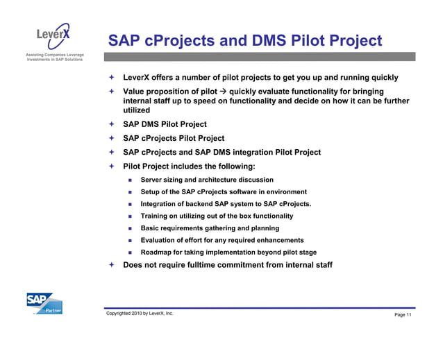 Integrating SAP EasyDMS With cProjects | PDF | Desktop Publishing ...