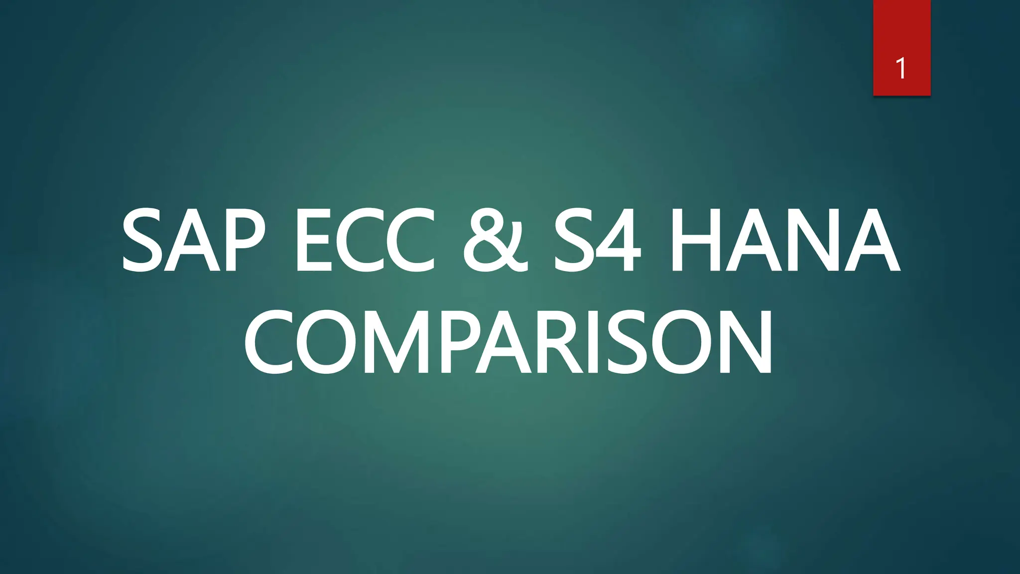 SAP ECC & S4 HANA PPT COMPARISON MM.pptx