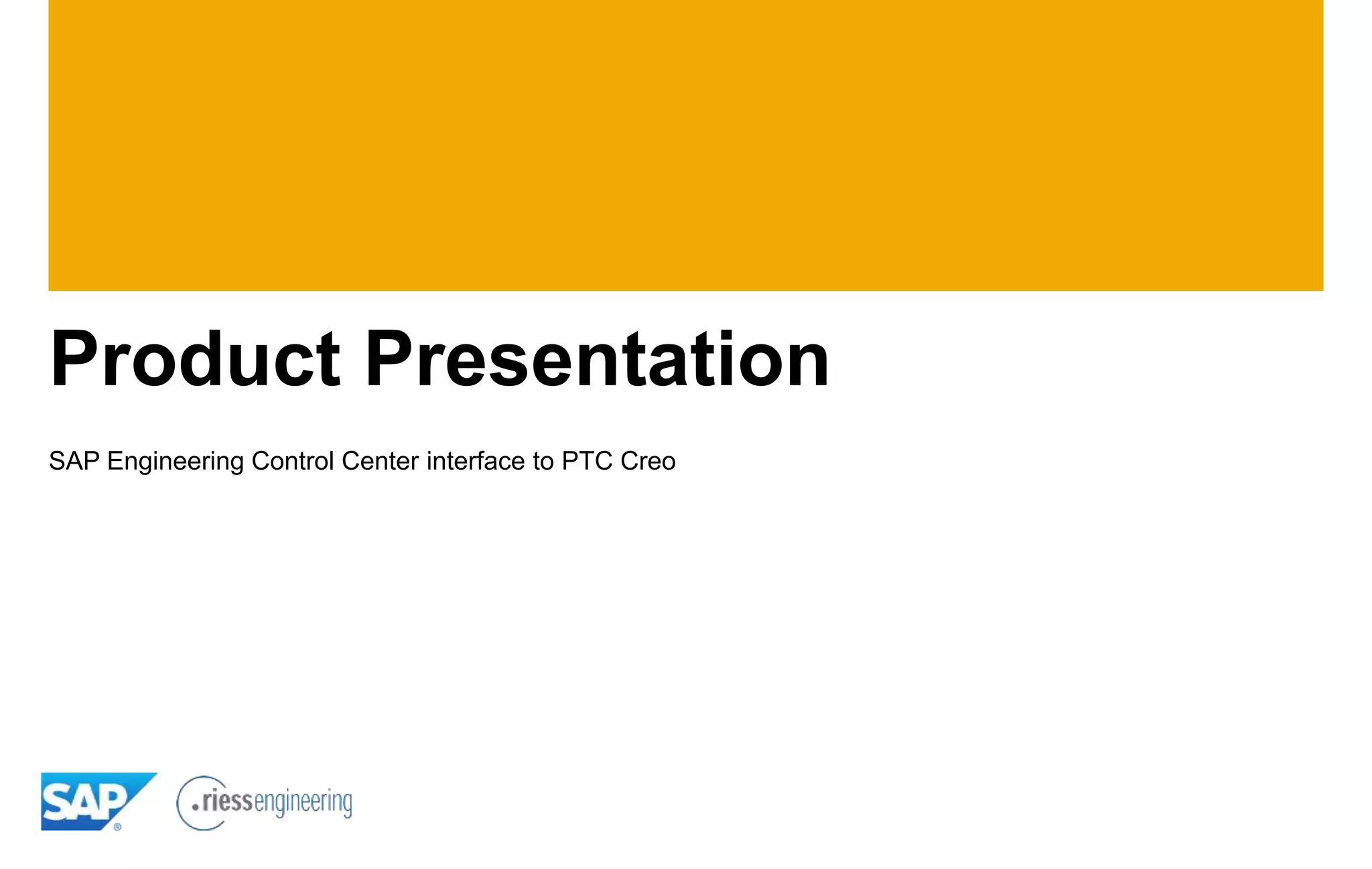 [Obsolete] SAP Engineering Control Center interface to PTC Creo ...