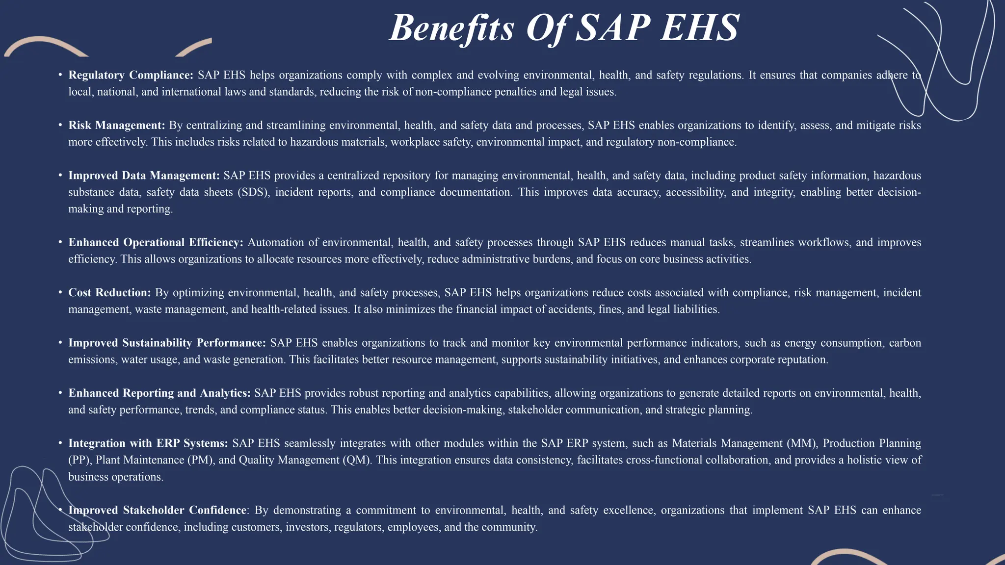 Prioritize Safety and Compliance with SAP EHS Online Training | PPT