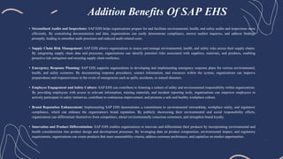 Prioritize Safety and Compliance with SAP EHS Online Training | PPTX | Environmental Services ...