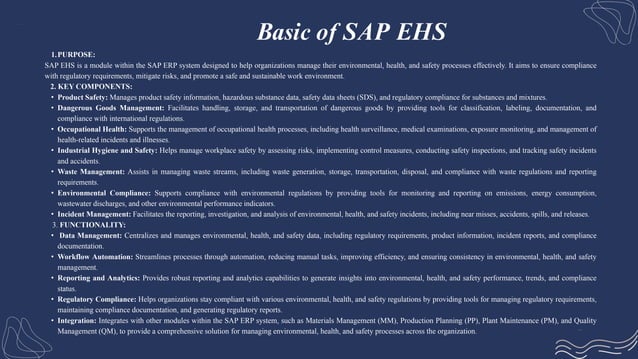 Prioritize Safety and Compliance with SAP EHS Online Training | PPTX ...