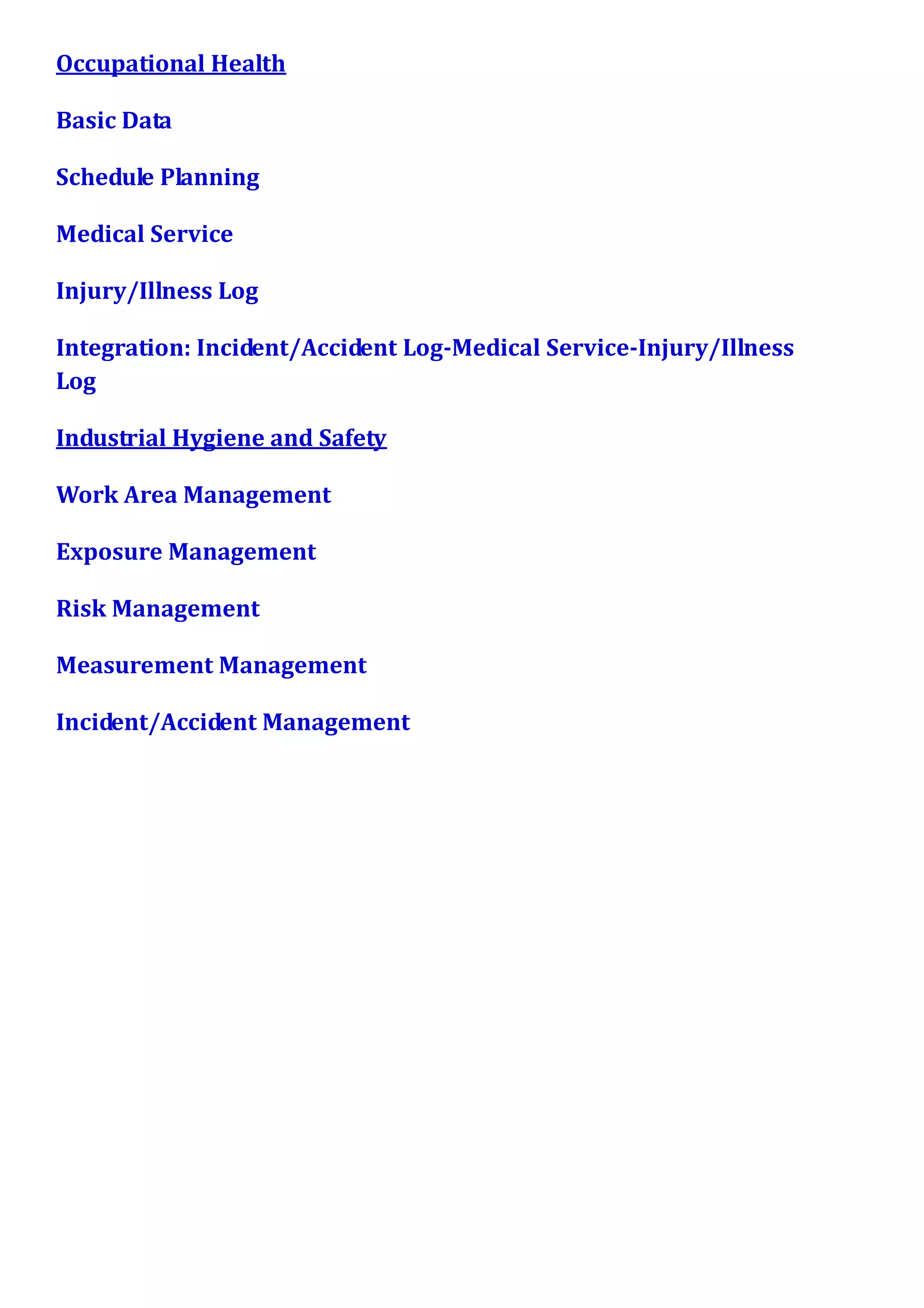 Sap ehs content | DOCX