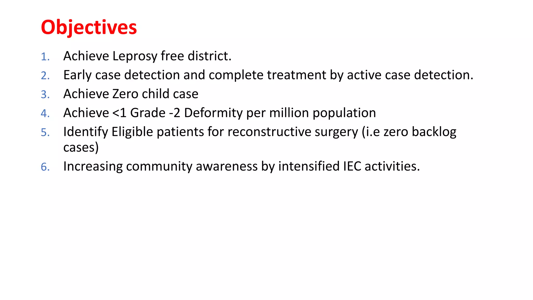 SAPEL(Special Action Plan for Elimination of Leprosy) NLEP ...