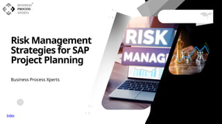 Effective Risk Management in SAP Projects | PPTX