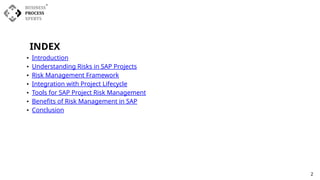 Effective Risk Management in SAP Projects | PPTX