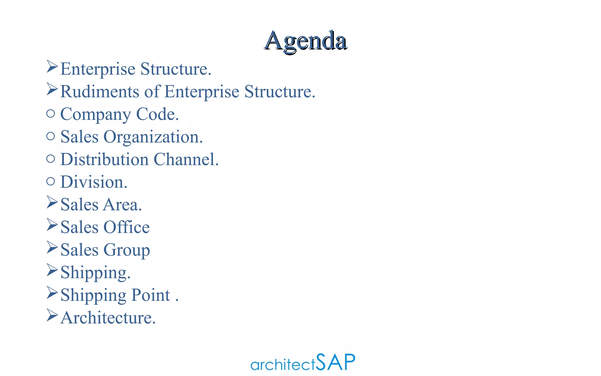 SAP Enterprise Structure-Reflect Your Business | PPT
