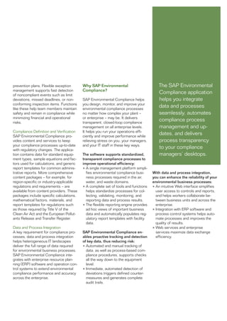 Sap environmental compliance | PDF
