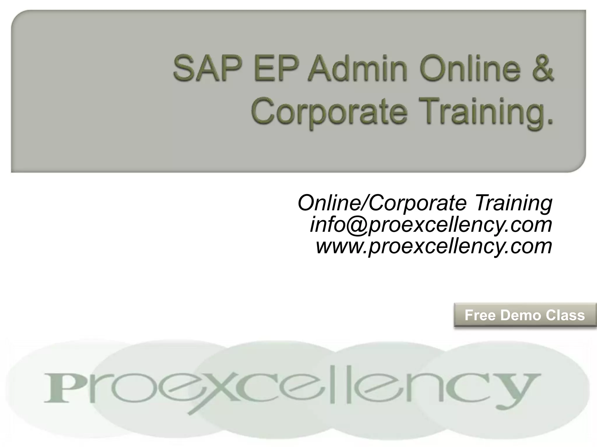 SAP EP certification online | PPT
