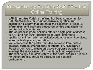 SAP EP certification online | PPT