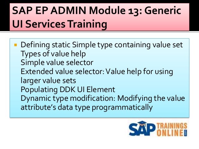 Sap ep admin online training