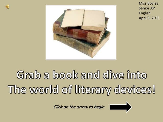 Literary Devices Slideshow | PPTX