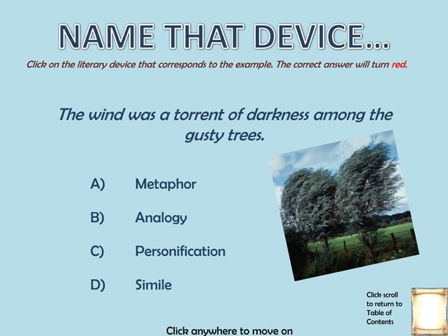 Literary Devices Slideshow | PPTX