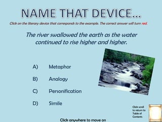 Literary Devices Slideshow | PPTX