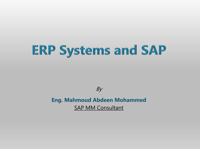 Sap Overview | PPT